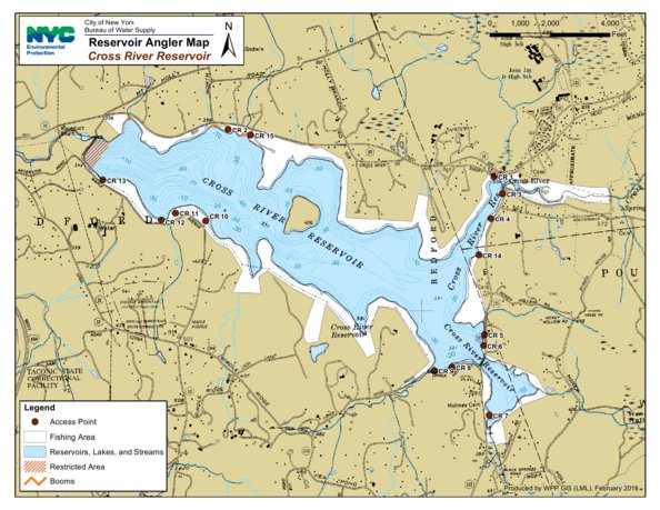 Cross River Angler Reservoir Map by Avenza Systems Inc. | Avenza Maps