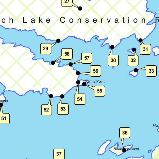 Crotch Lake Map by Avenza Systems Inc. | Avenza Maps