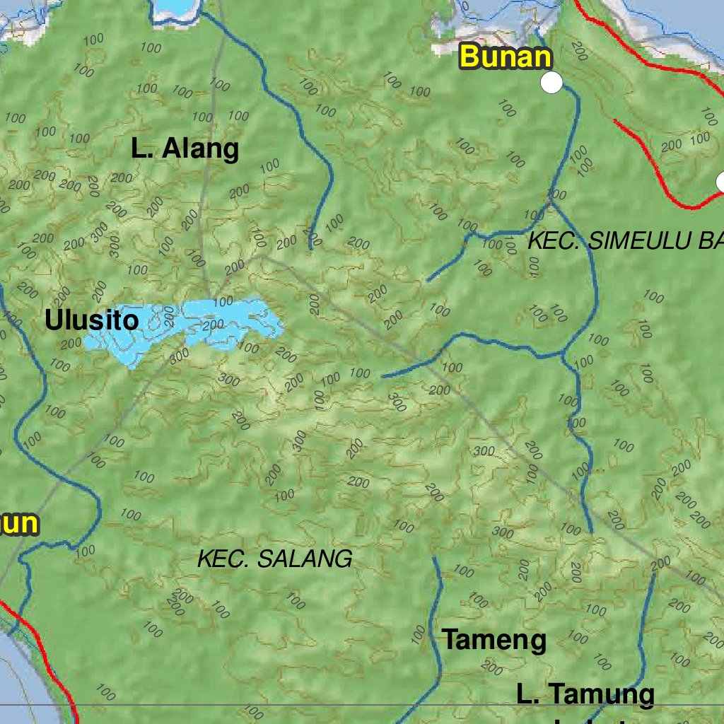 D01: Simeulue District Map by Avenza Systems Inc. | Avenza Maps