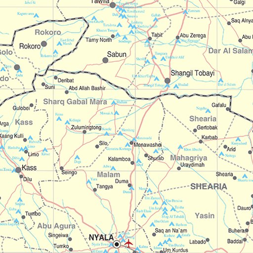 Darfur Planning Map by Avenza Systems Inc. | Avenza Maps