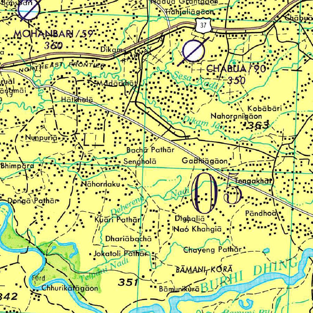 Dibrugarh, India Map by Avenza Systems Inc. | Avenza Maps