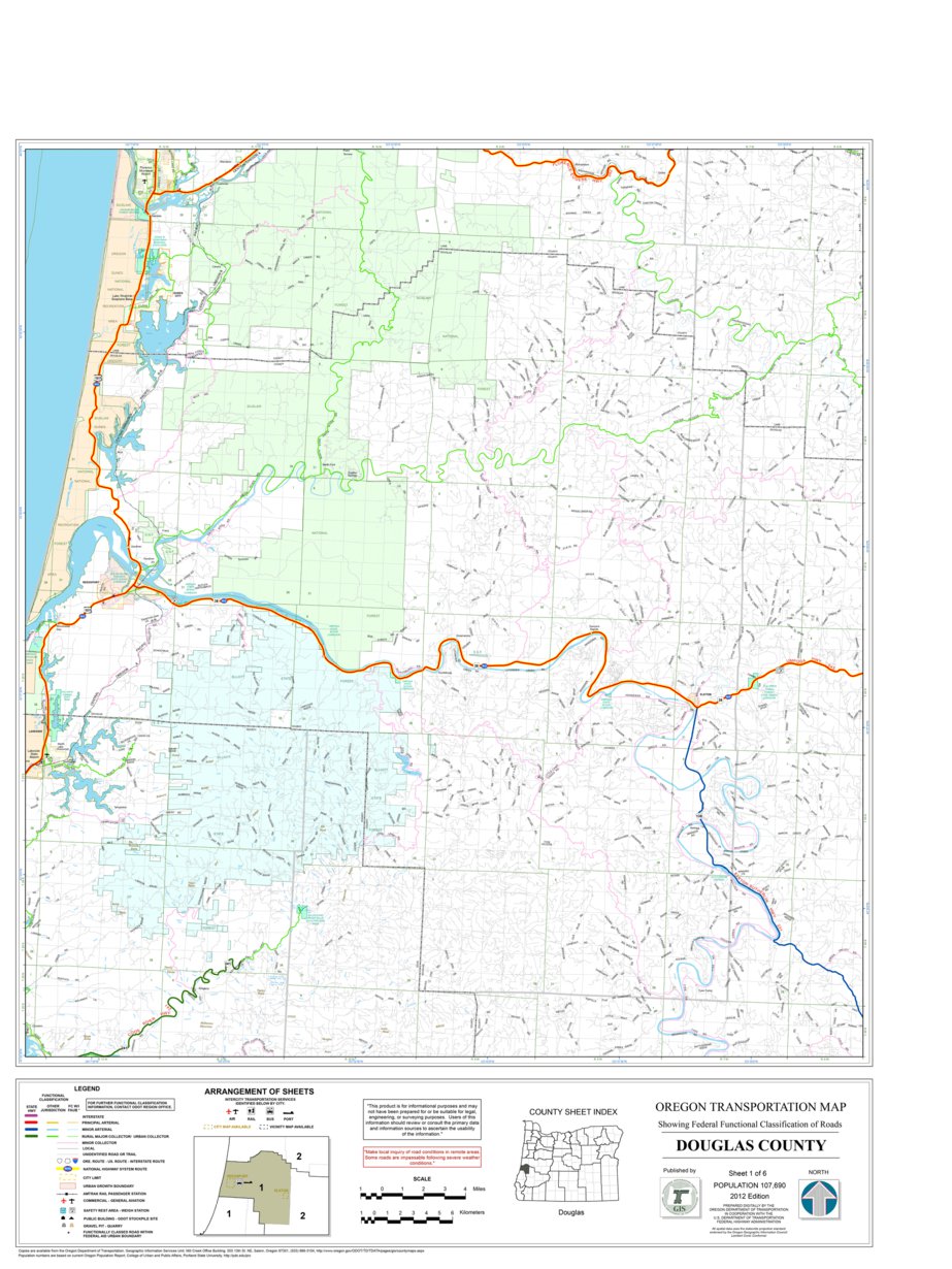 Douglas County Sheet 1 Map by Avenza Systems Inc. | Avenza Maps