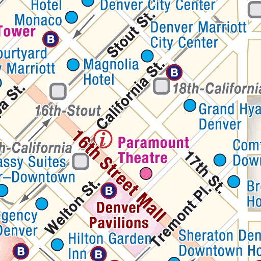 Downtown Denver, CO Map by Avenza Systems Inc. | Avenza Maps