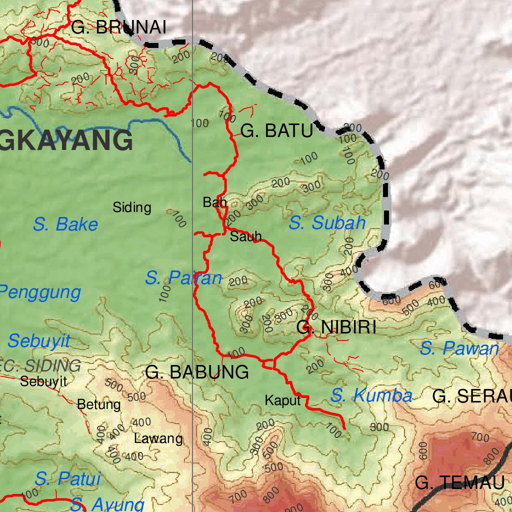 E09: Bengkayang District Map by Avenza Systems Inc. | Avenza Maps