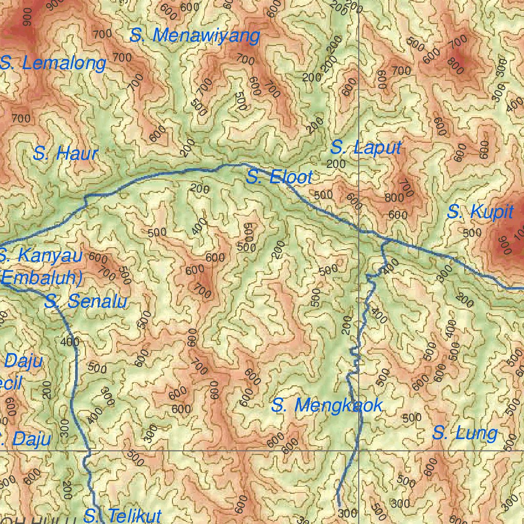 E10: Kapuas Hulu District Map by Avenza Systems Inc. | Avenza Maps