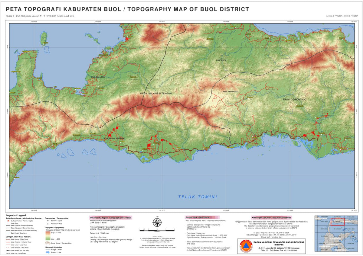 F15: Buol District Map by Avenza Systems Inc. | Avenza Maps
