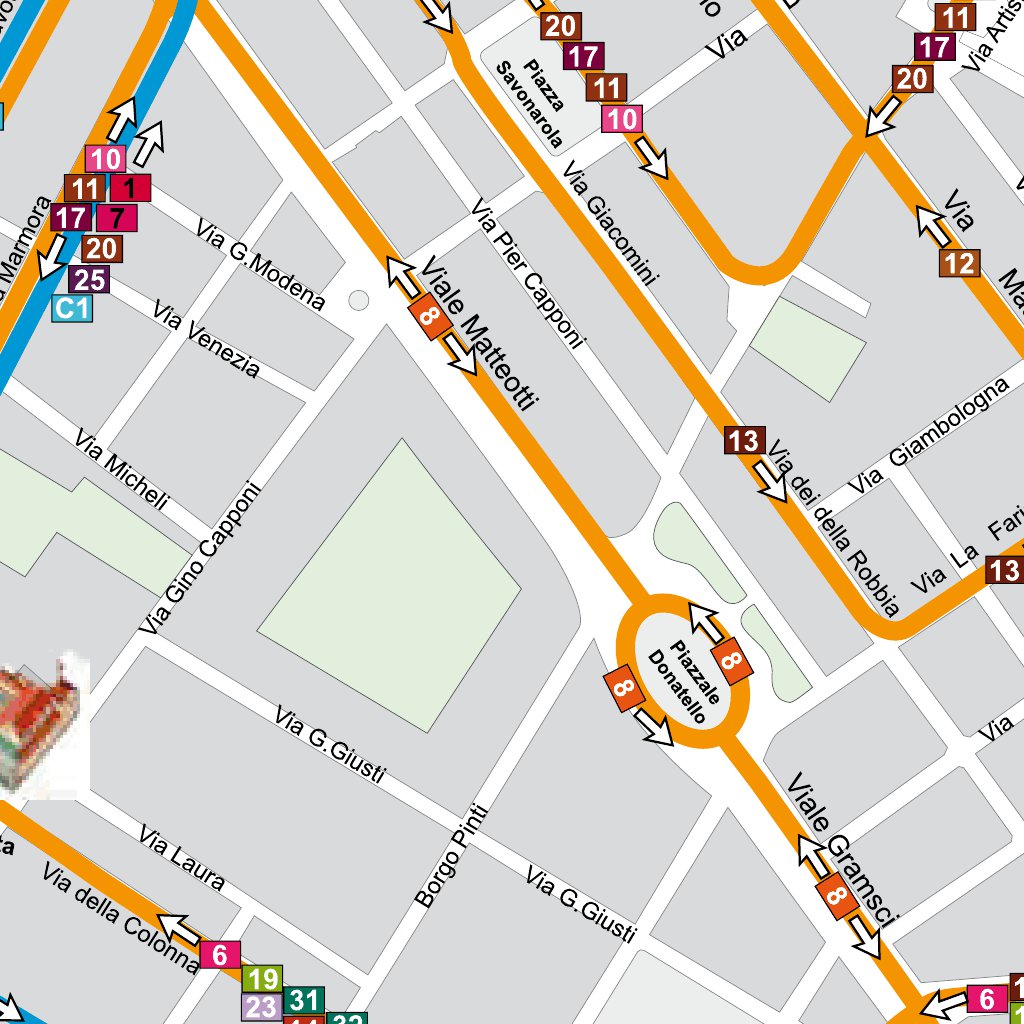 Florence ATAF & Li-nea Map by Avenza Systems Inc. | Avenza Maps