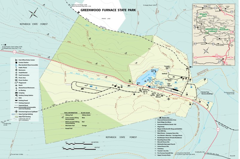 Greenwood Furnace State Park Map by Avenza Systems Inc. | Avenza Maps
