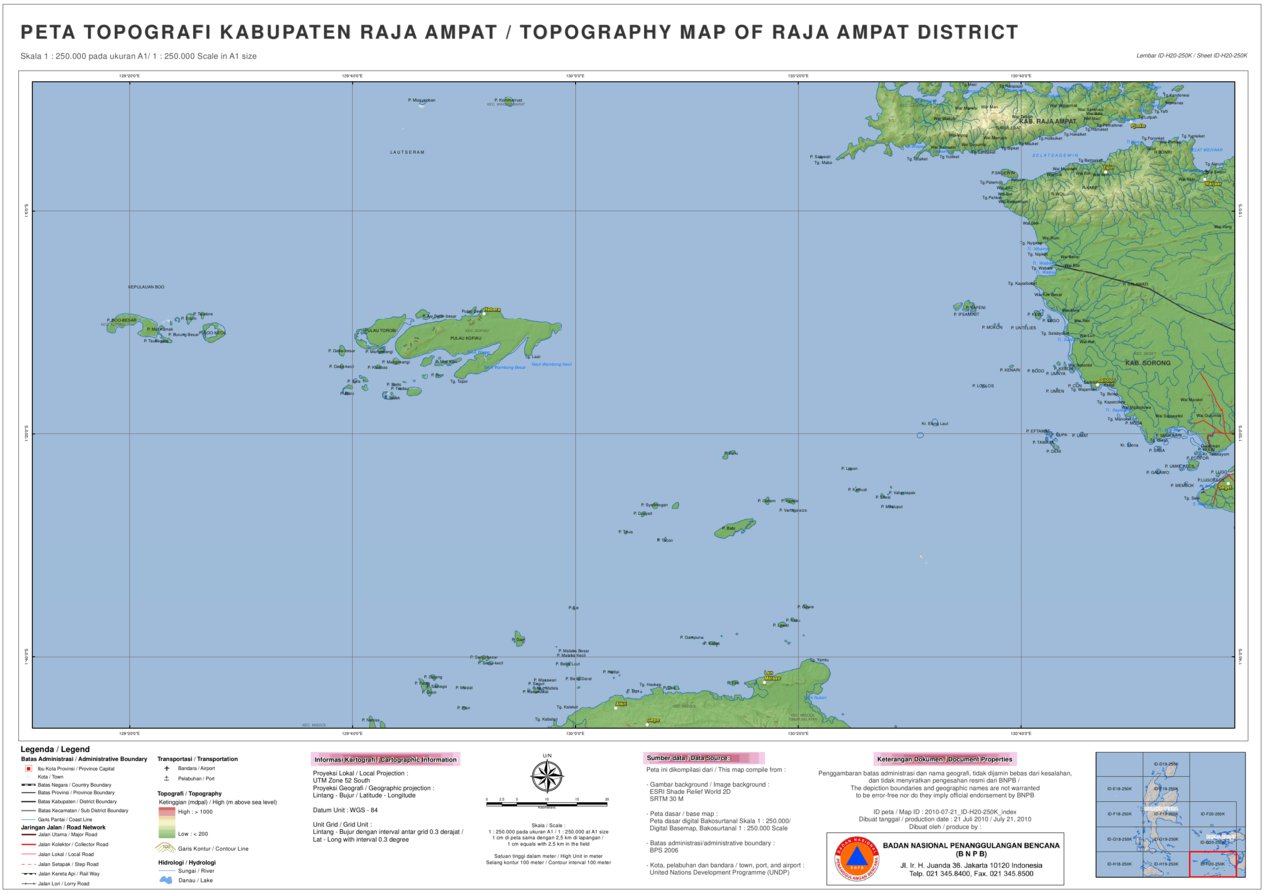 Raja Ampat Map