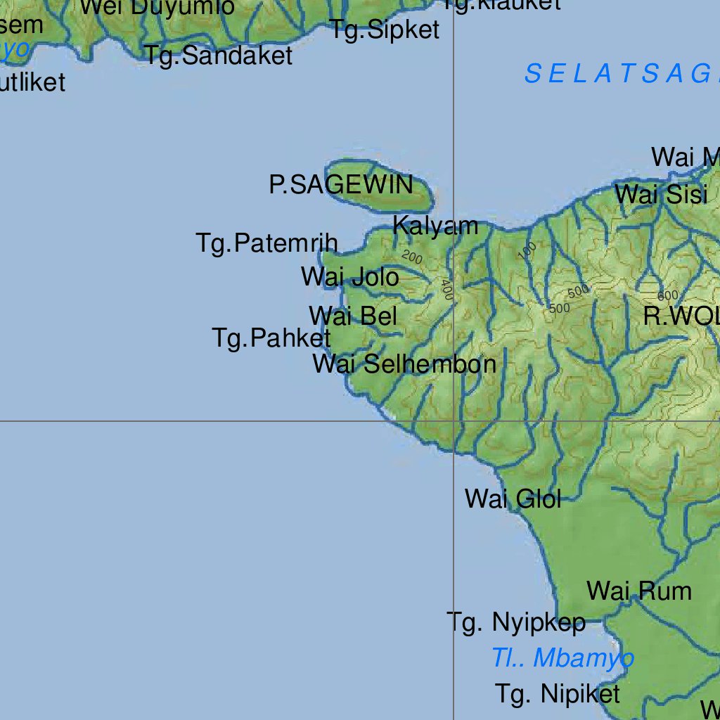 H20: Raja Ampat District Map by Avenza Systems Inc. | Avenza Maps