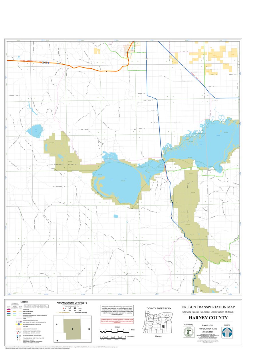 Harney County Sheet 5 Map by Avenza Systems Inc. | Avenza Maps
