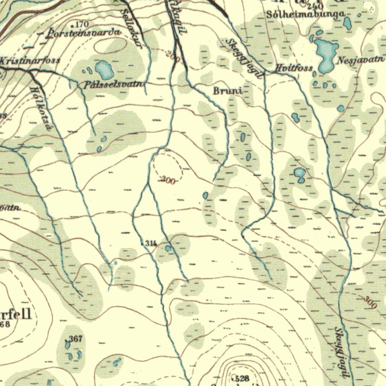 Iceland 1:100 Sheet - 034 Map by Avenza Systems Inc. | Avenza Maps