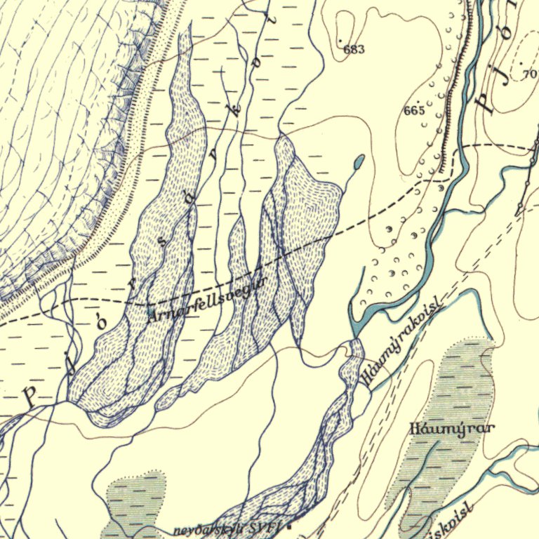 Iceland 1:100 Sheet - 065 Map by Avenza Systems Inc. | Avenza Maps
