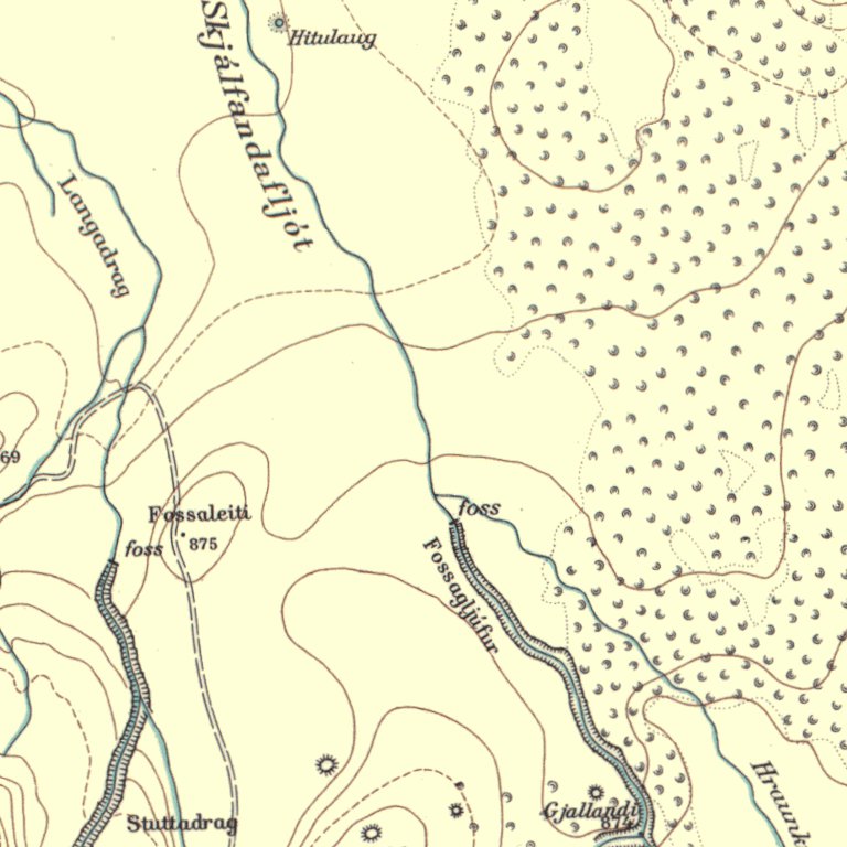 Iceland 1:100 Sheet - 075 Map by Avenza Systems Inc. | Avenza Maps