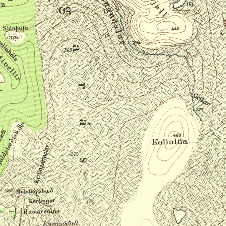 Iceland 1:100 Sheet - 082 Map by Avenza Systems Inc. | Avenza Maps