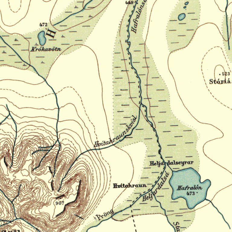 Iceland 1:100 Sheet - 092 Map by Avenza Systems Inc. | Avenza Maps