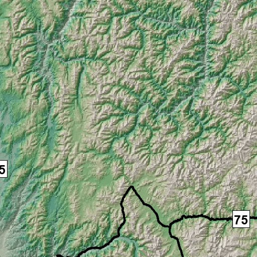 Idaho State Highways Map by Avenza Systems Inc. | Avenza Maps