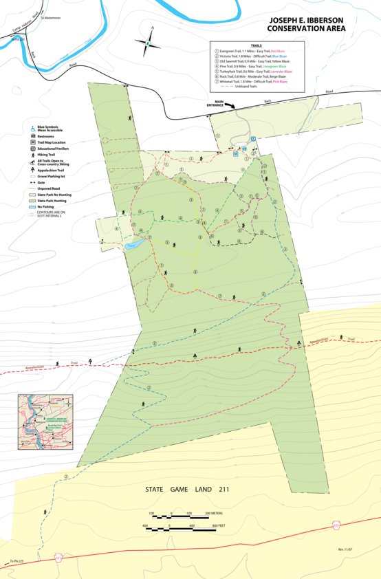 Joseph E. Ibberson Conservation Area Map by Avenza Systems Inc ...