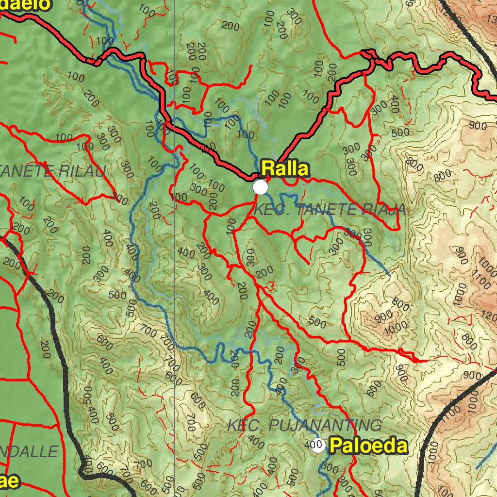 K14: Soppeng District Map by Avenza Systems Inc. | Avenza Maps