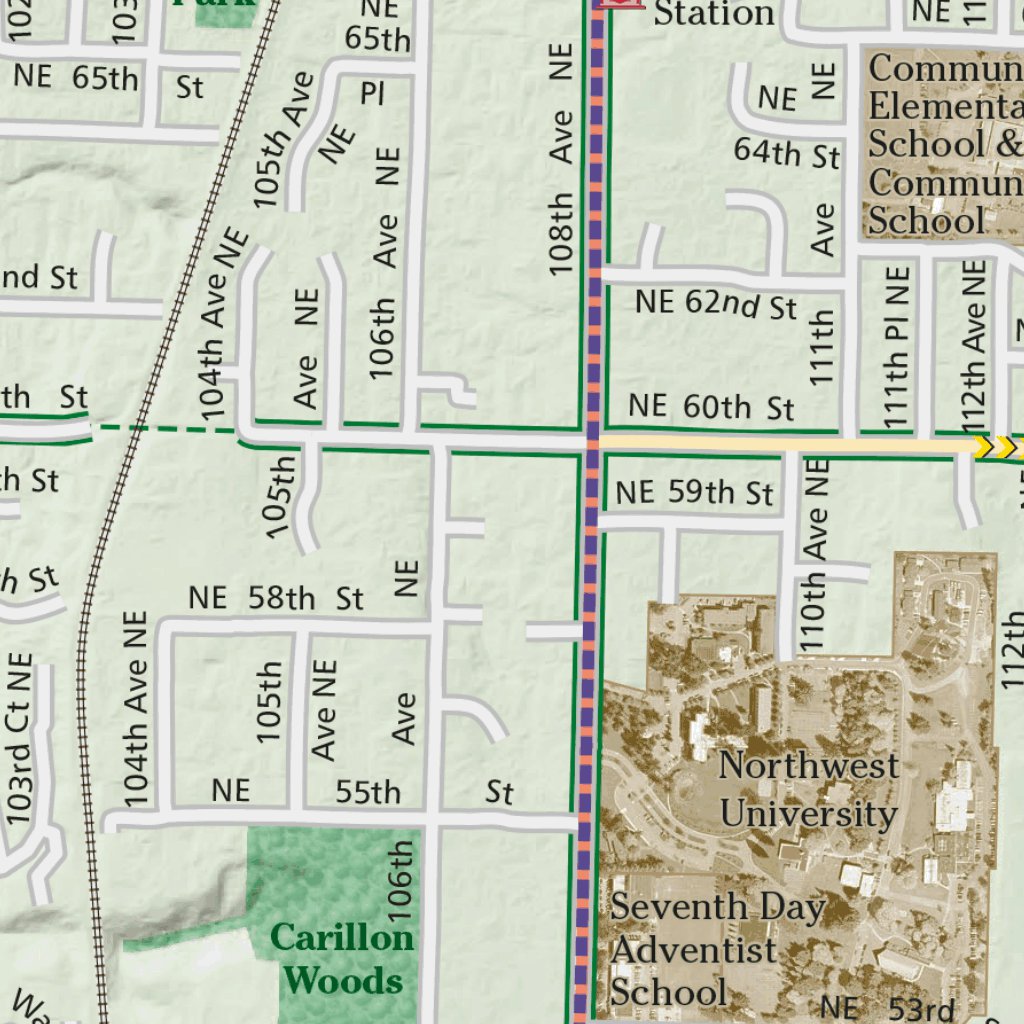 Kirkland Parks, Facilities & Trails Guide Map by Avenza Systems Inc ...