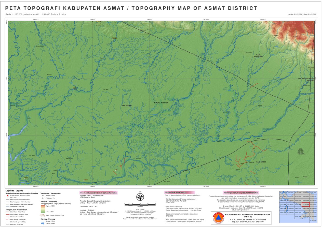 L25: Asmat District Map by Avenza Systems Inc. | Avenza Maps