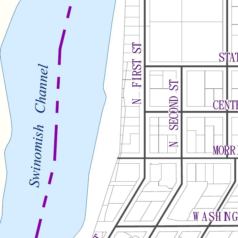 La Conner, WA Map by Avenza Systems Inc. | Avenza Maps