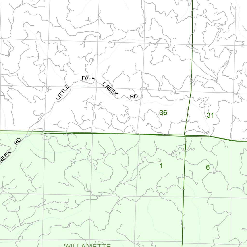 Lane County Sheet 3 Map by Avenza Systems Inc. | Avenza Maps