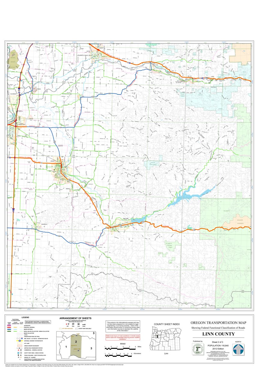 Linn County Sheet 2 Map by Avenza Systems Inc. | Avenza Maps