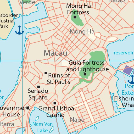 Macau Transportation Map by Avenza Systems Inc. | Avenza Maps