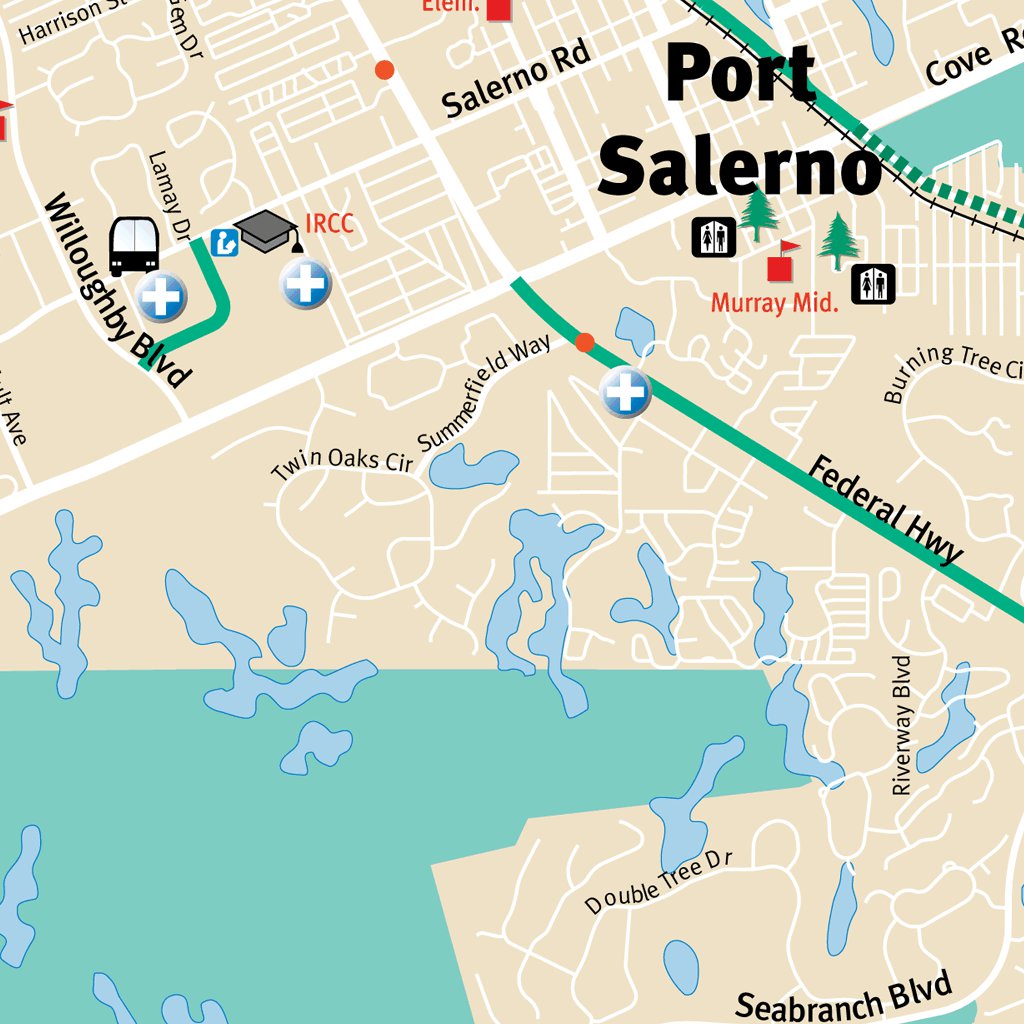 Martin County, FL Cycling Routes Map by Avenza Systems Inc. | Avenza Maps