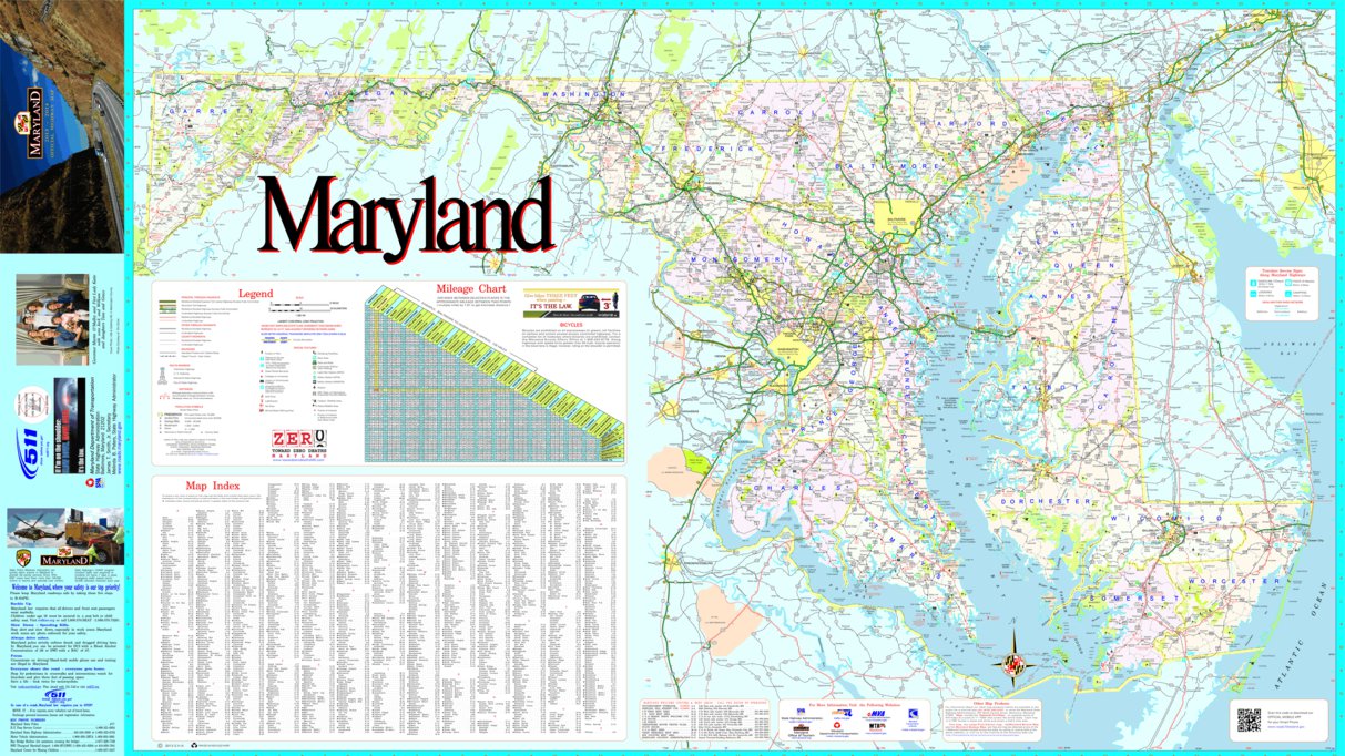 Maryland Highways Map by Avenza Systems Inc. | Avenza Maps