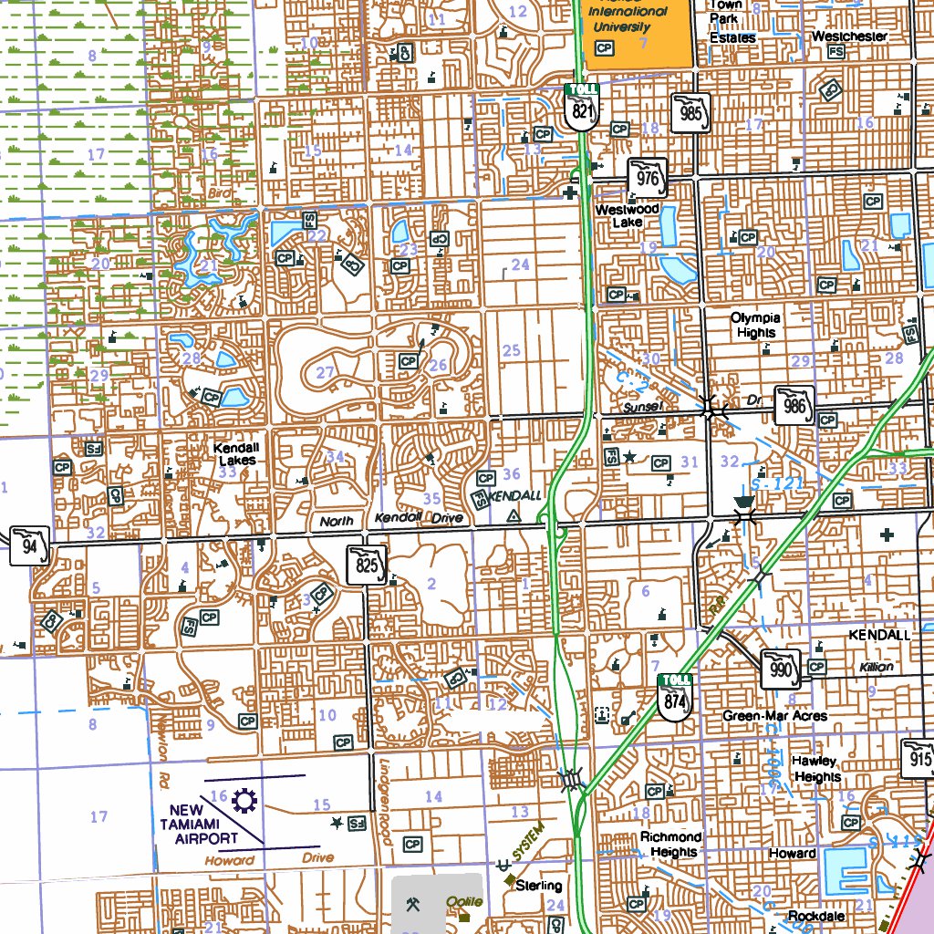 Miami-Dade Map by Avenza Systems Inc. | Avenza Maps