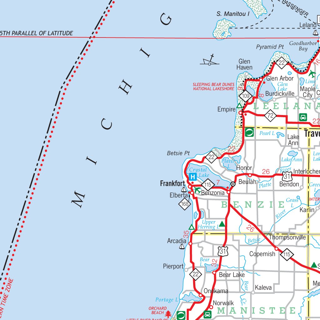 Michigan Highways and Roads Map by Avenza Systems Inc. | Avenza Maps