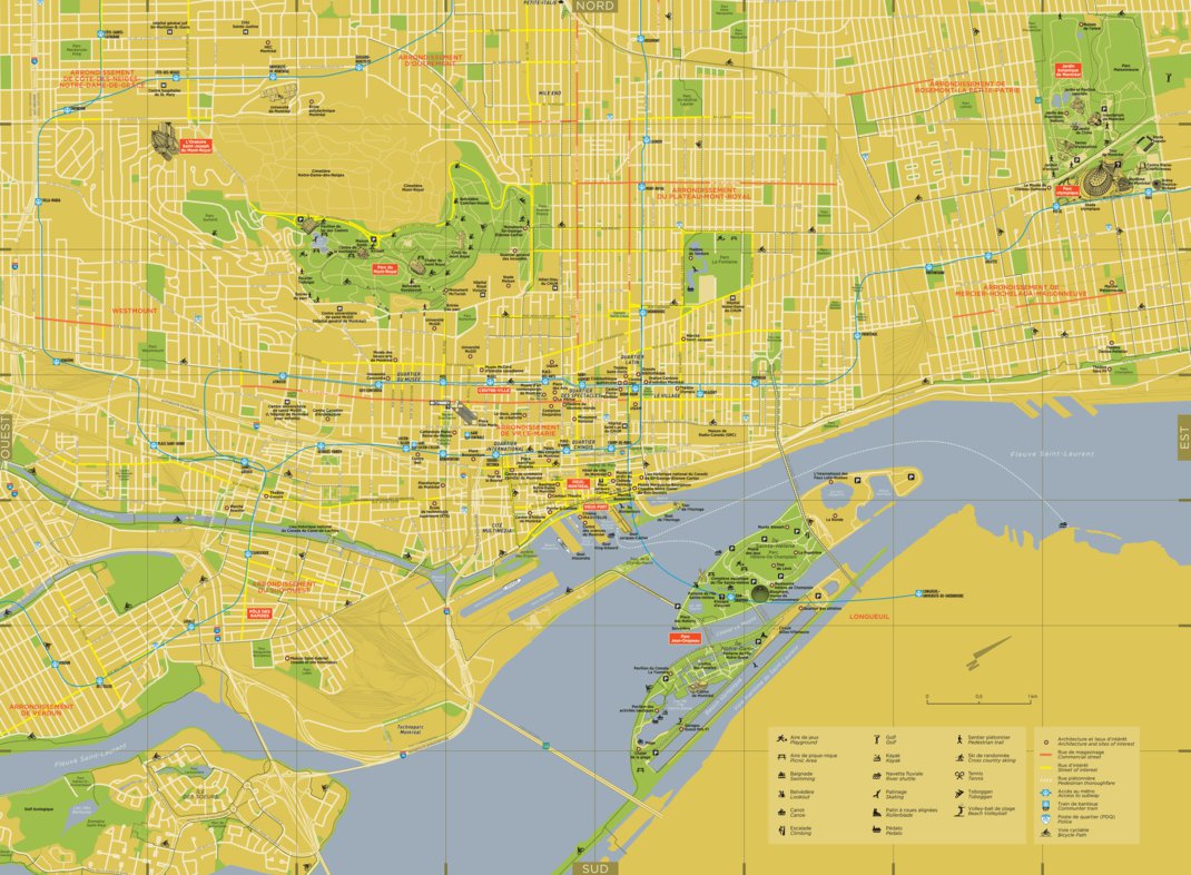 Montreal, Quebec Map by Avenza Systems Inc. | Avenza Maps