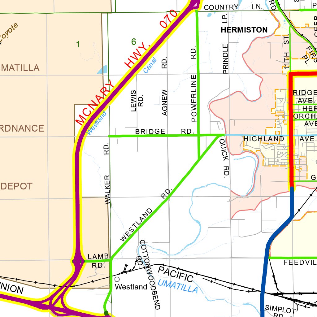 Morrow County Sheet 1 Map by Avenza Systems Inc. | Avenza Maps