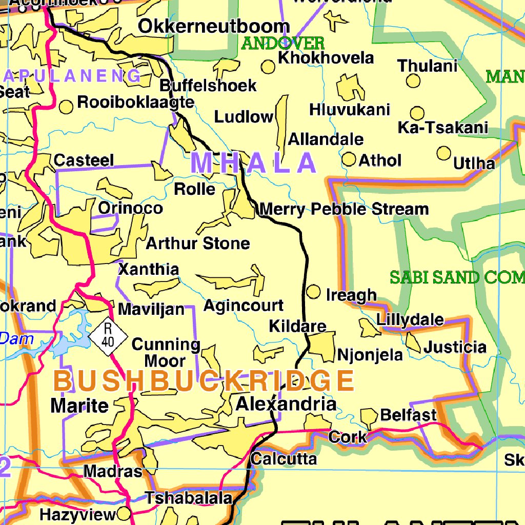 Mpumalanga, South Africa Map by Avenza Systems Inc. | Avenza Maps