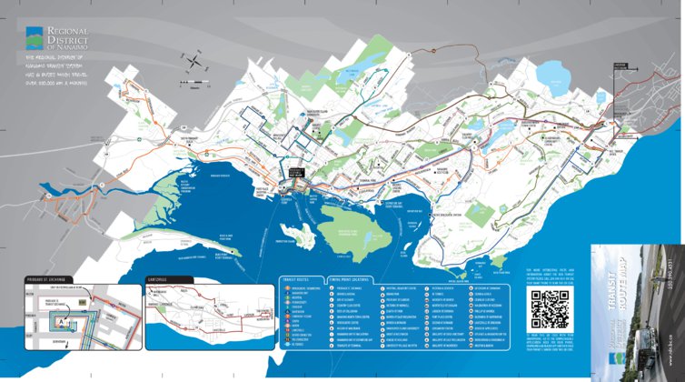 Nanaimo Transit Map by Avenza Systems Inc. | Avenza Maps