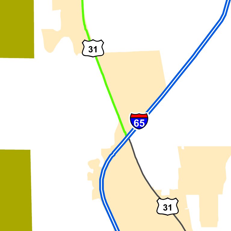 National Highway System: Columbus, IN Map by Avenza Systems Inc ...