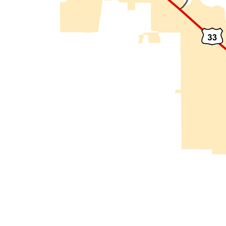 National Highway System: Elkhart, IN Map by Avenza Systems Inc ...