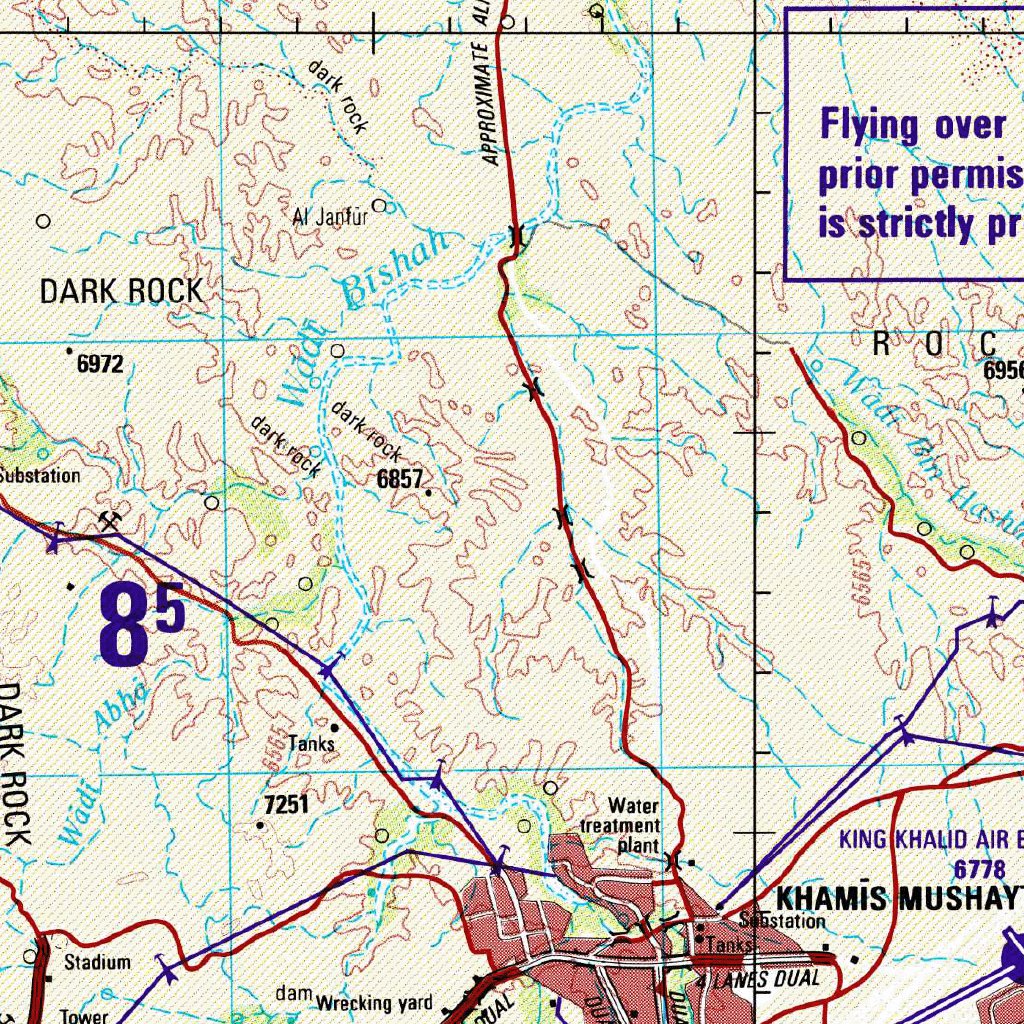 NE 38-5 Abhā: Saudi Arabia Map by Avenza Systems Inc. | Avenza Maps