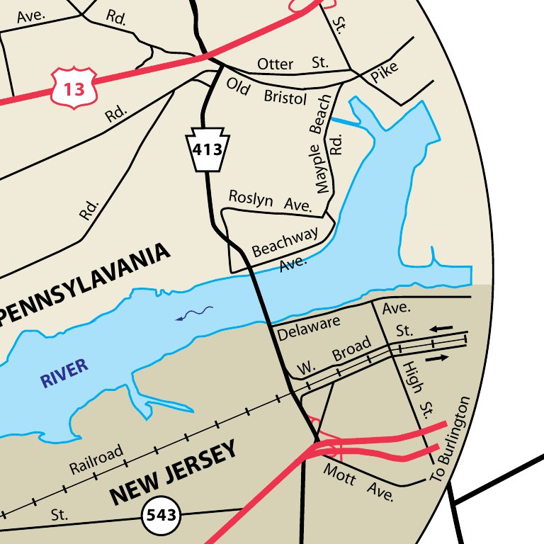 Neshaminy State Park Map by Avenza Systems Inc. | Avenza Maps