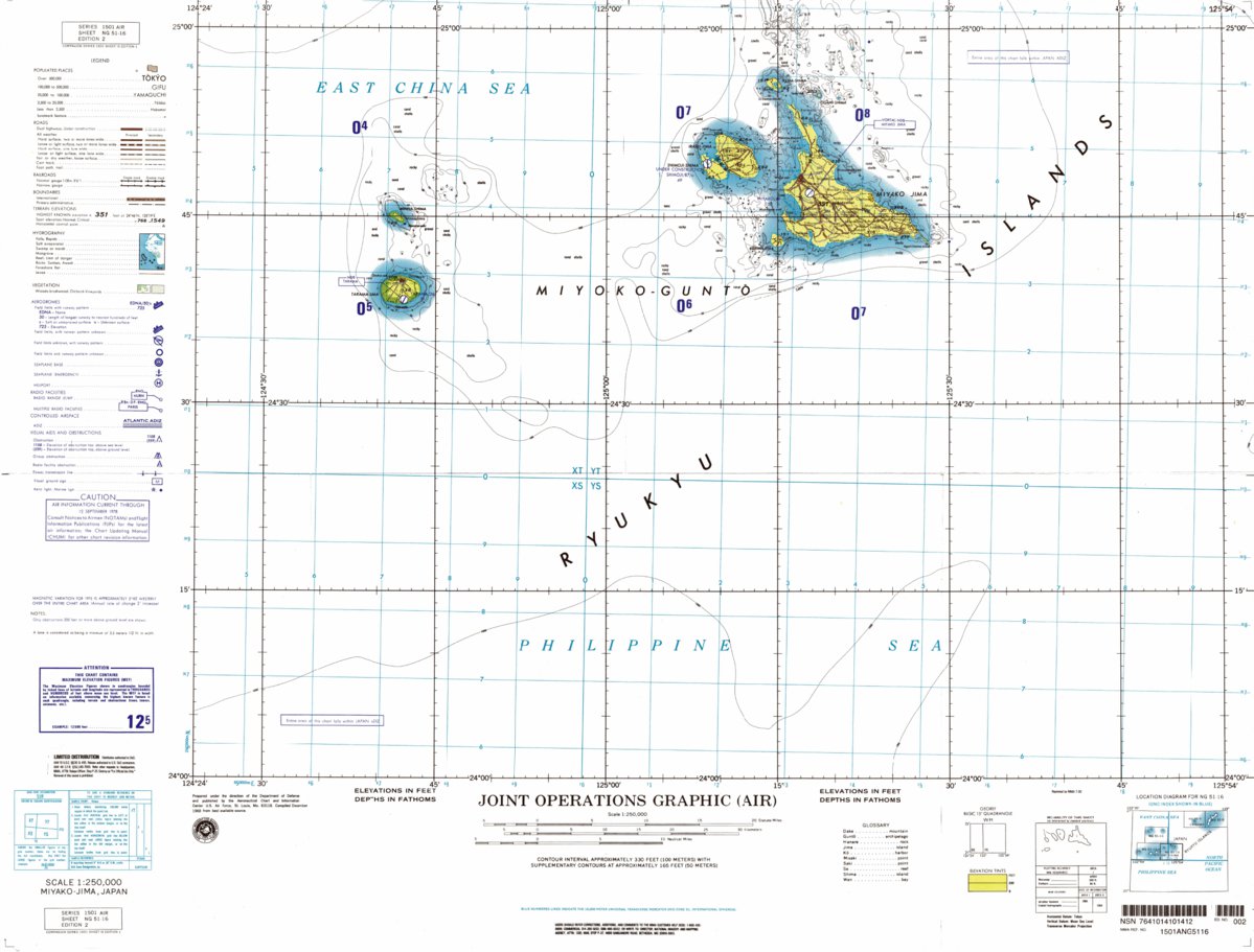 NG-51-16 Miyako-Jima, Japan Map by Avenza Systems Inc. | Avenza Maps
