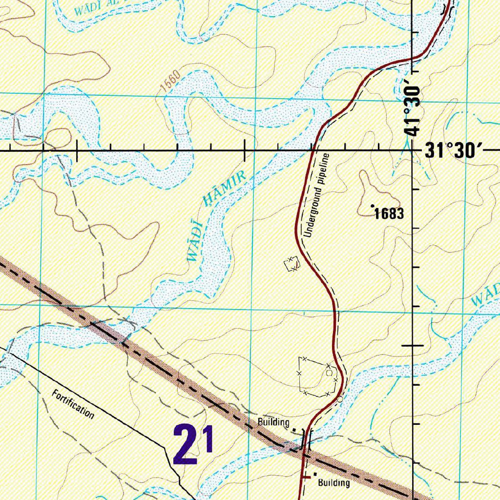 NH 37-4 Al Judayyidah: Saudi Arabia; Iraq Map by Avenza Systems Inc ...