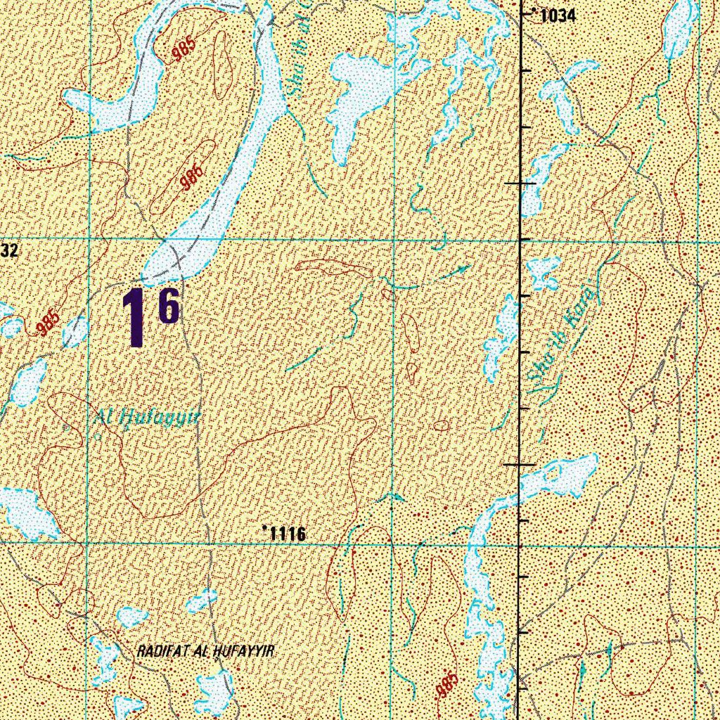 NH 38-11 Al 'Abţyāh: Iraq; Saudi Arabia Map by Avenza Systems Inc ...