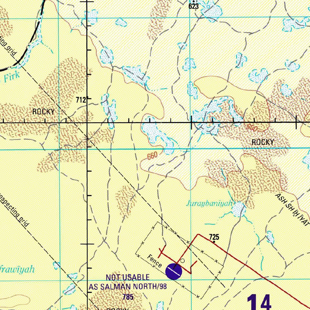 NH 38-6-As Salmān: Iraq; Saudi Arabia Map by Avenza Systems Inc ...