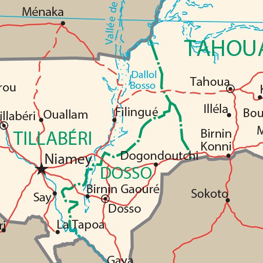 Niger Transportation Map by Avenza Systems Inc. | Avenza Maps