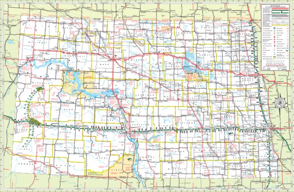 North Dakota Highways Map by Avenza Systems Inc. | Avenza Maps