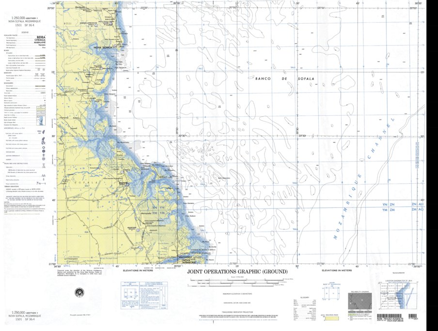 Nova Sofala, Mozambique - sf-36-4 Map by Avenza Systems Inc. | Avenza Maps