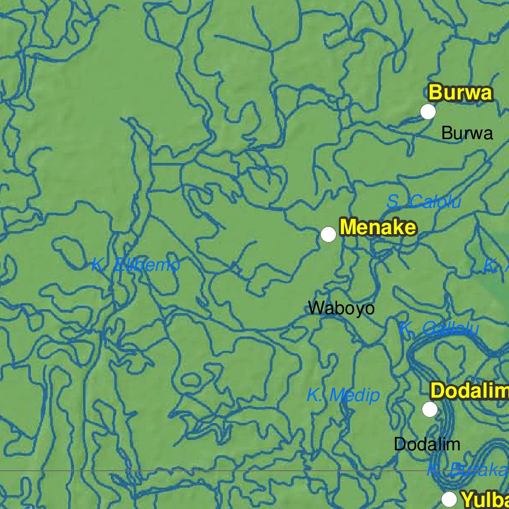 O25: Merauke District Map by Avenza Systems Inc. | Avenza Maps