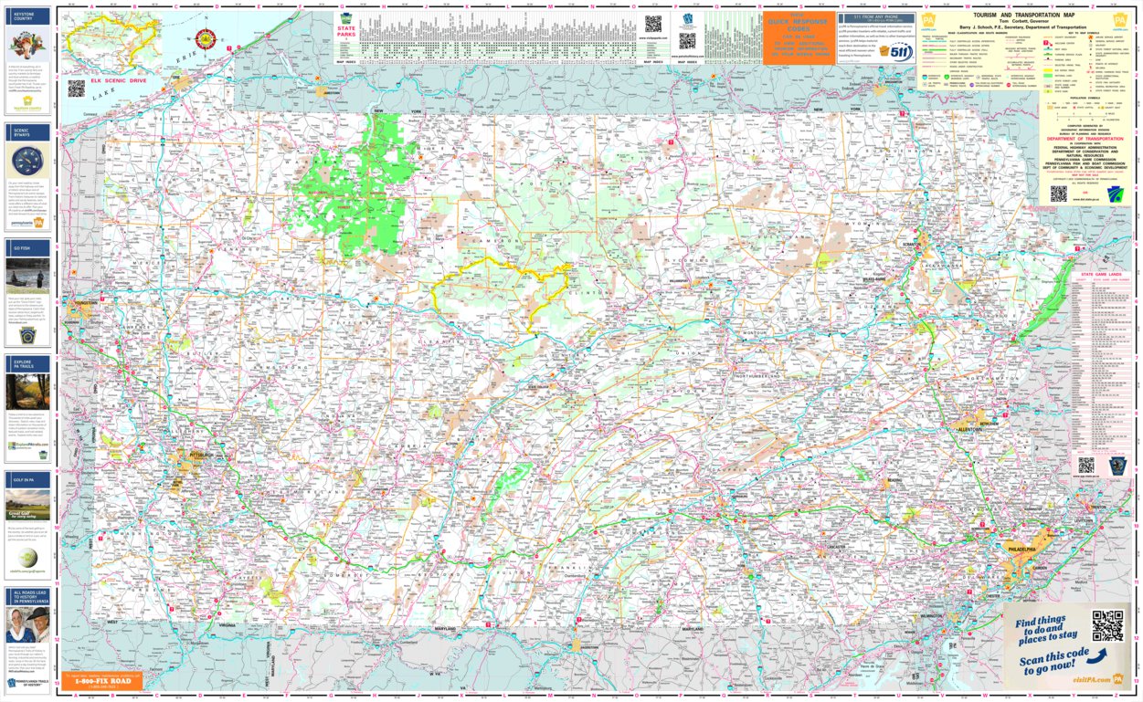 Pennsylvania Highways Map by Avenza Systems Inc. | Avenza Maps
